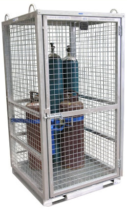 Gas Bottle Storage Cage : Gas pallet Cage : Gas Cylinder Cage ...