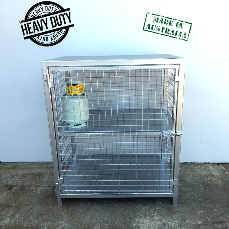 12 x 9kg Gas Cylinder Cage Stock Melbourne | Gas Cage | LPG Gas Cages ...