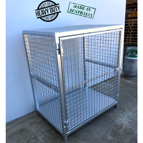 6 x 15kg Forklift Gas Cylinder Cage Stock Melbourne | Gas Cage | LPG ...